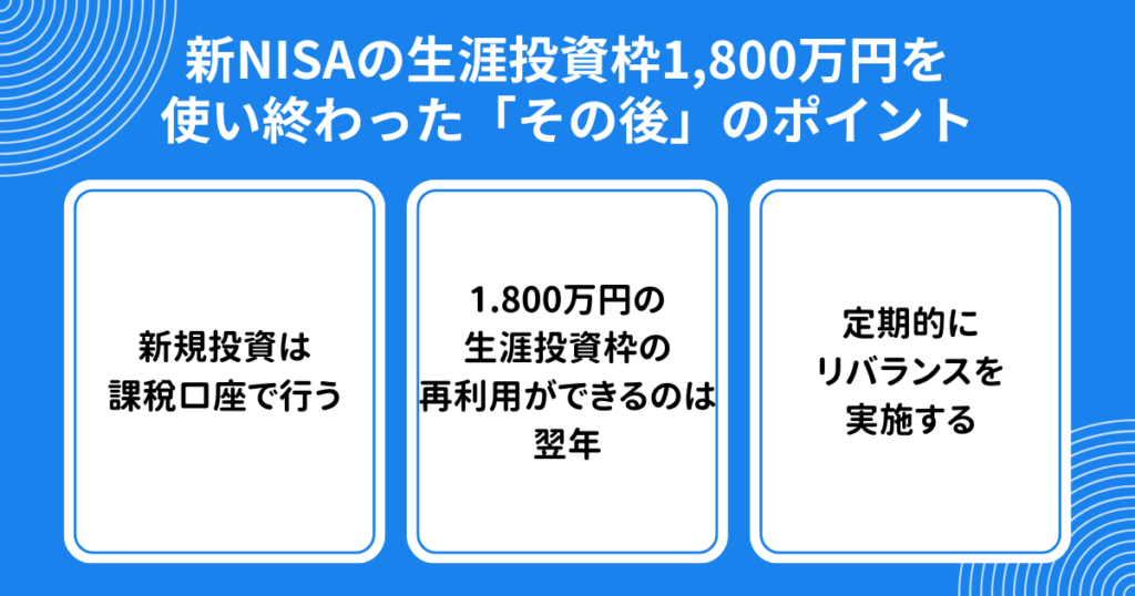 新NISA、1,800万円超えたらその後はどうする？非課税枠を使い切った後の賢い資産管理法 - アドバイザーナビのNISAメディア