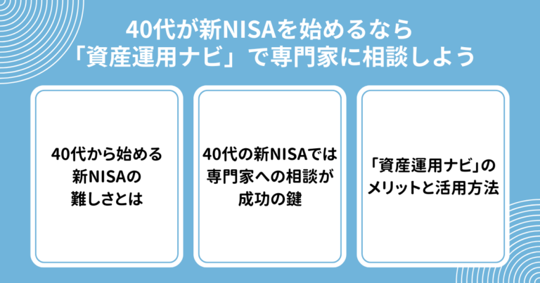 【40代から始める新NISA】毎月いくら積み立てる？おすすめの活用法と運用戦略を解説 - アドバイザーナビのNISAメディア